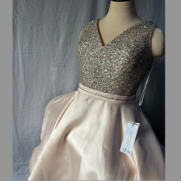 Edward Young | Dresses | Edward Young 884 Short Aline Sequin Bodice ...